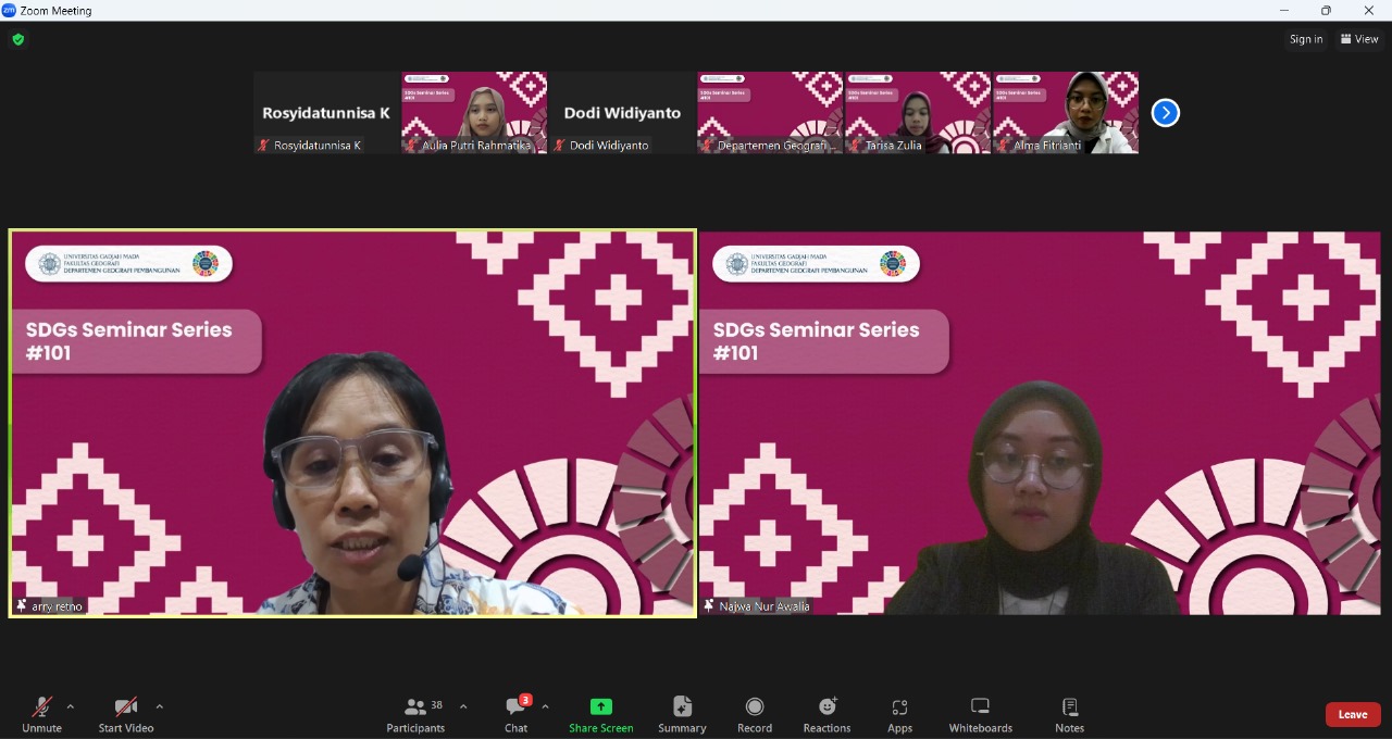 Sustainable Development Goals (SDG’s) Seminar Series #101 “ Menjadi ...